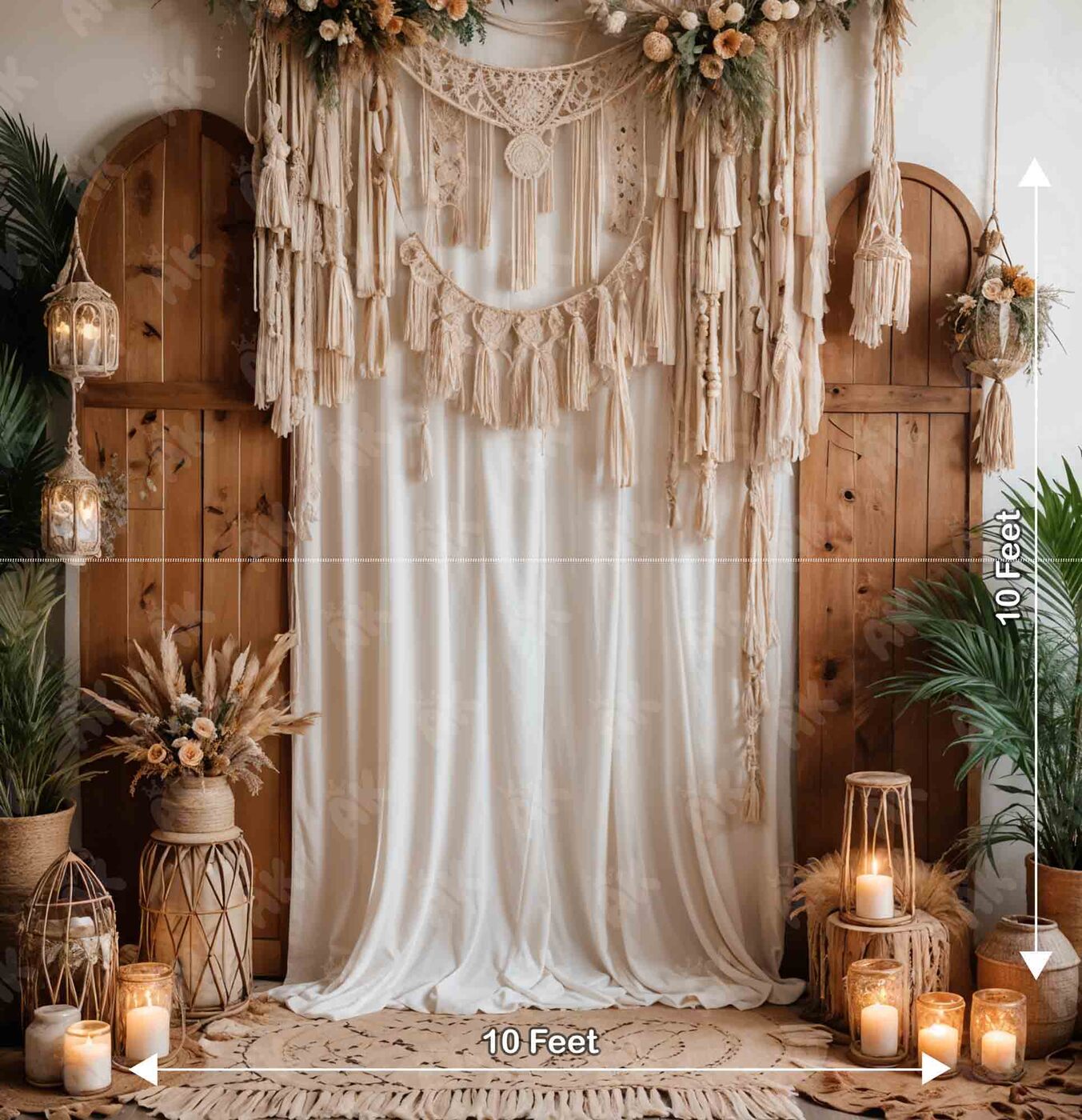 Fabric Portrait Backdrop - Boho Series