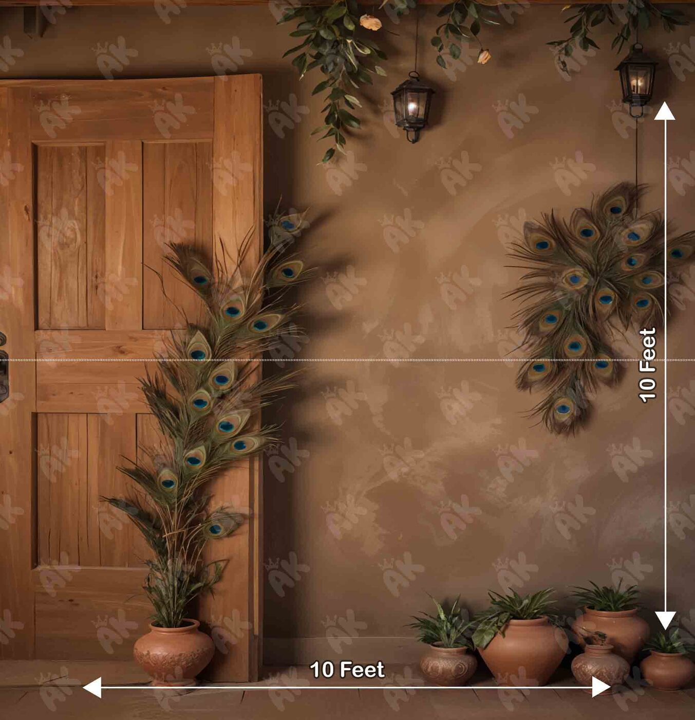 Mayural Entry Backdrop – Fabric Portrait Background (Pre-Order) | AK ...