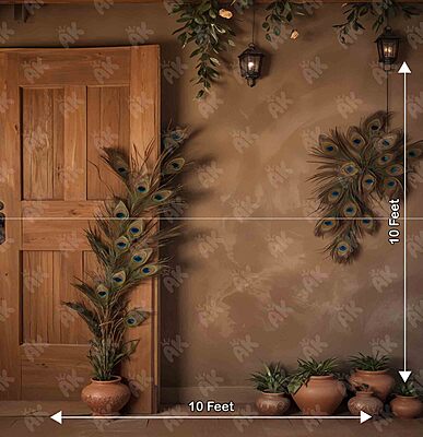 Fabric Portrait Backdrop - Mayural Entry