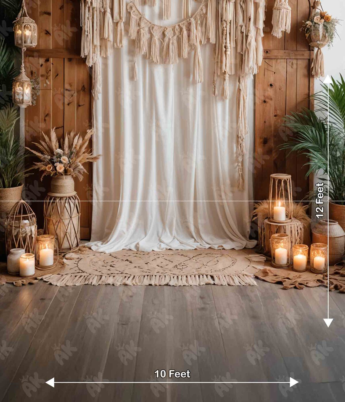 Fabric Portrait Backdrop - Boho Series