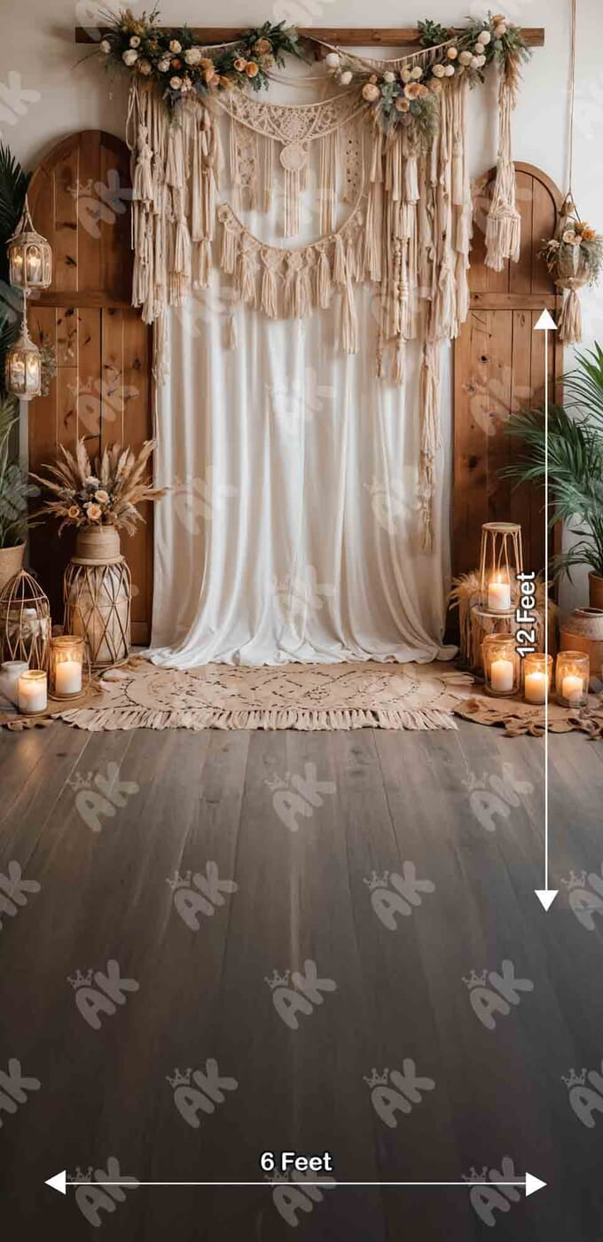 Fabric Portrait Backdrop - Boho Series