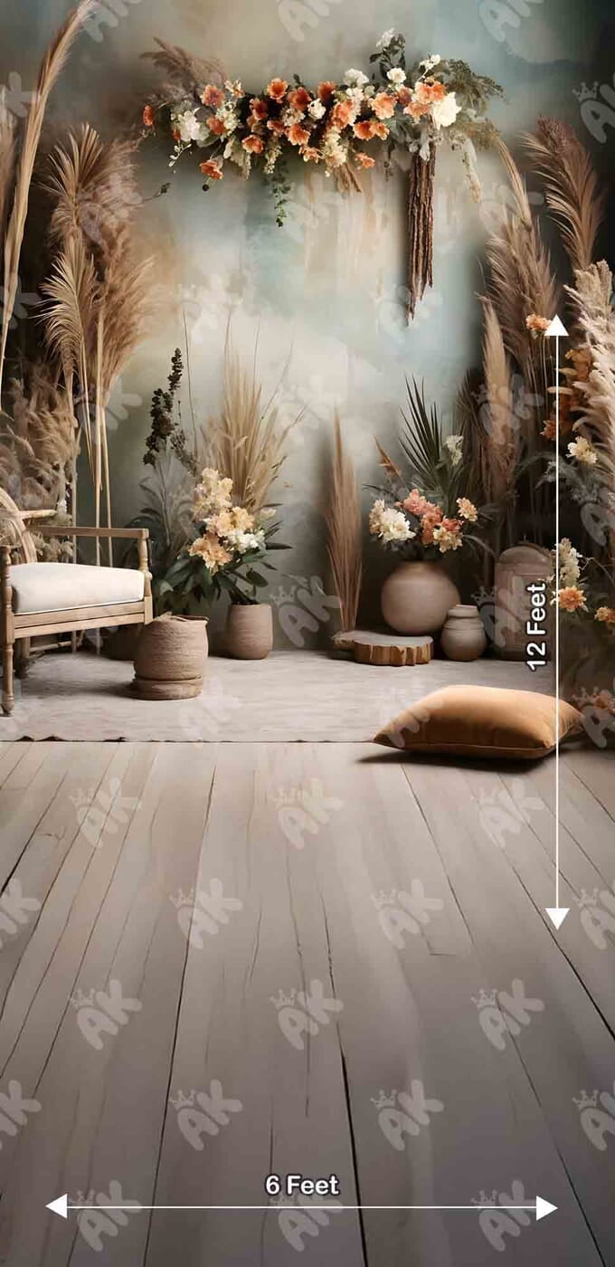 Country Side Indoor Fabric Backdrop | Pre-Order Baby & Toddler Studio Theme