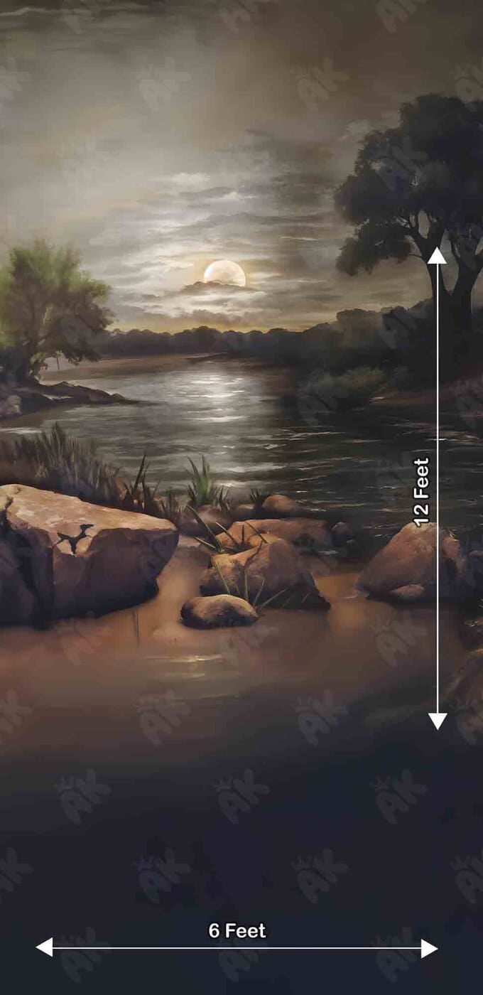 River View Fabric Portrait Backdrop – Fabric Photo Background for ...