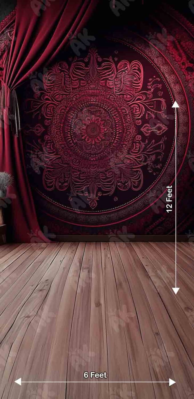 Fabric Portrait Backdrop - Royal Heritage Wall