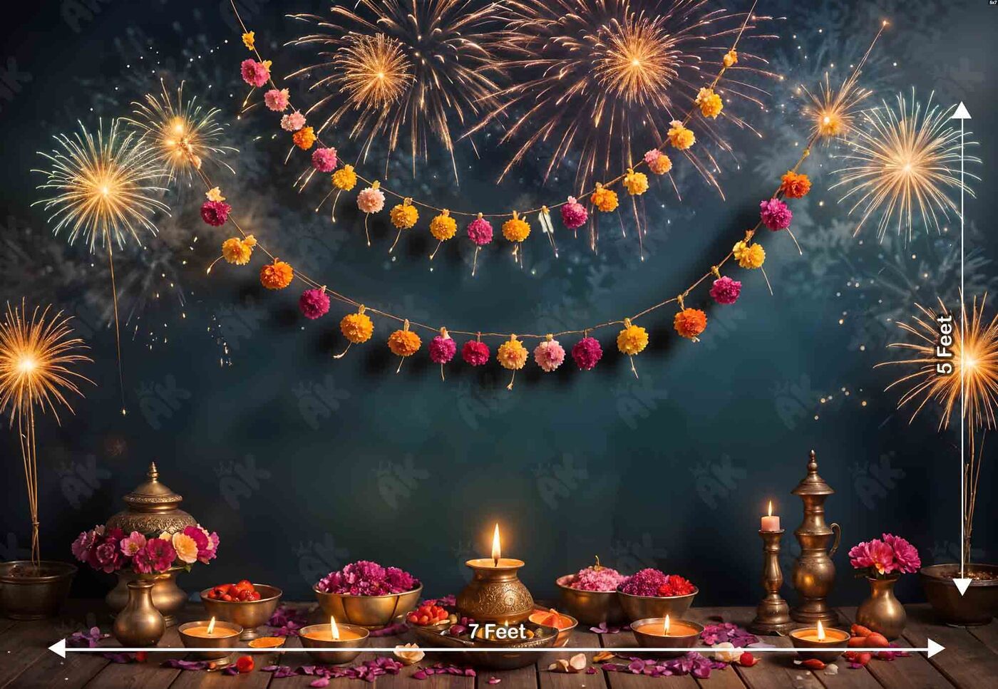 Diwali Lights Fabric Backdrop (Pre-Order) – Baby & Toddler Festival ...