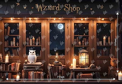 Fabric BabyBackdrop - Wizard Shop