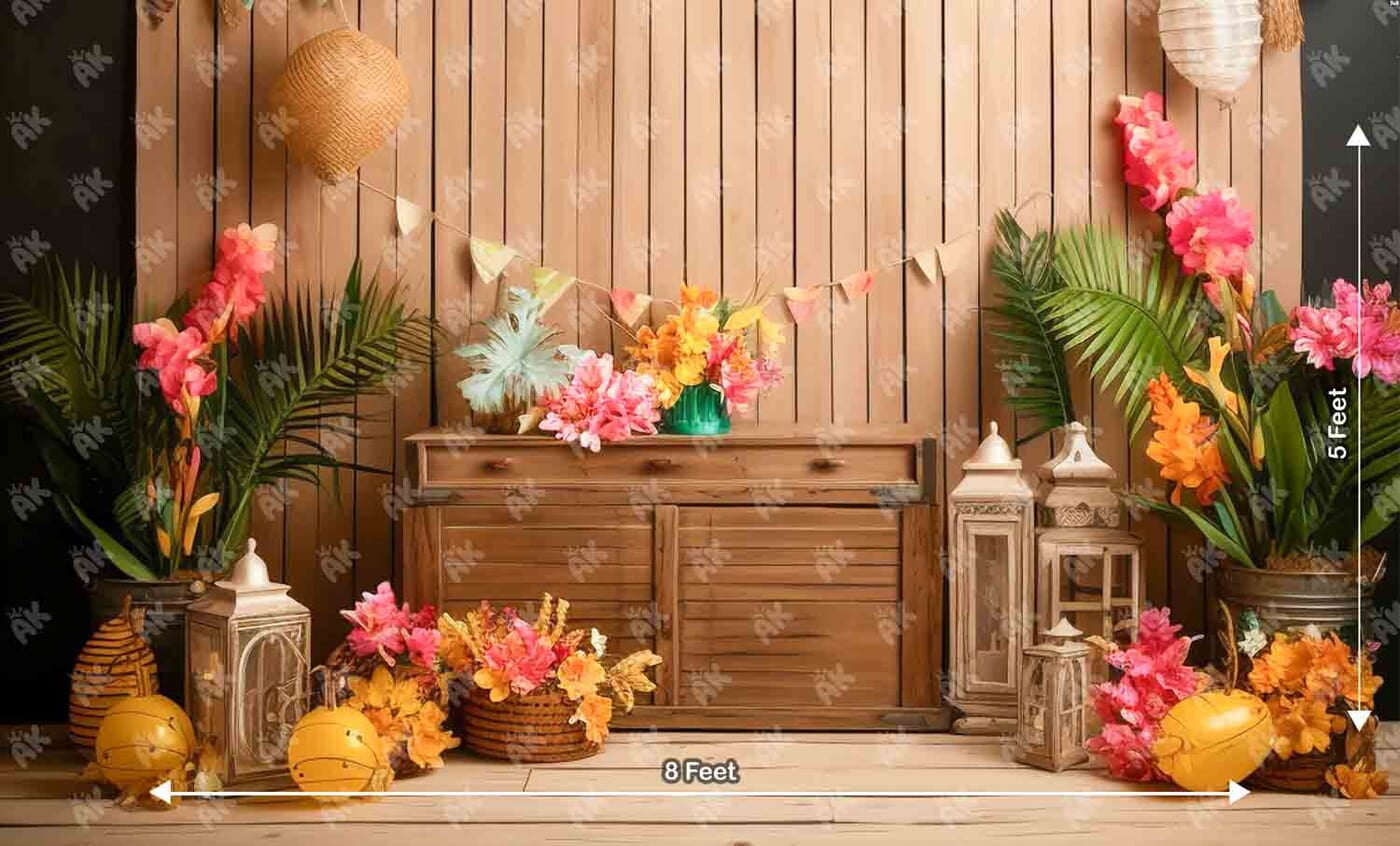 Midnight Party Backdrop 5×7 ft – Fabric Baby & Toddler Portrait Theme ...