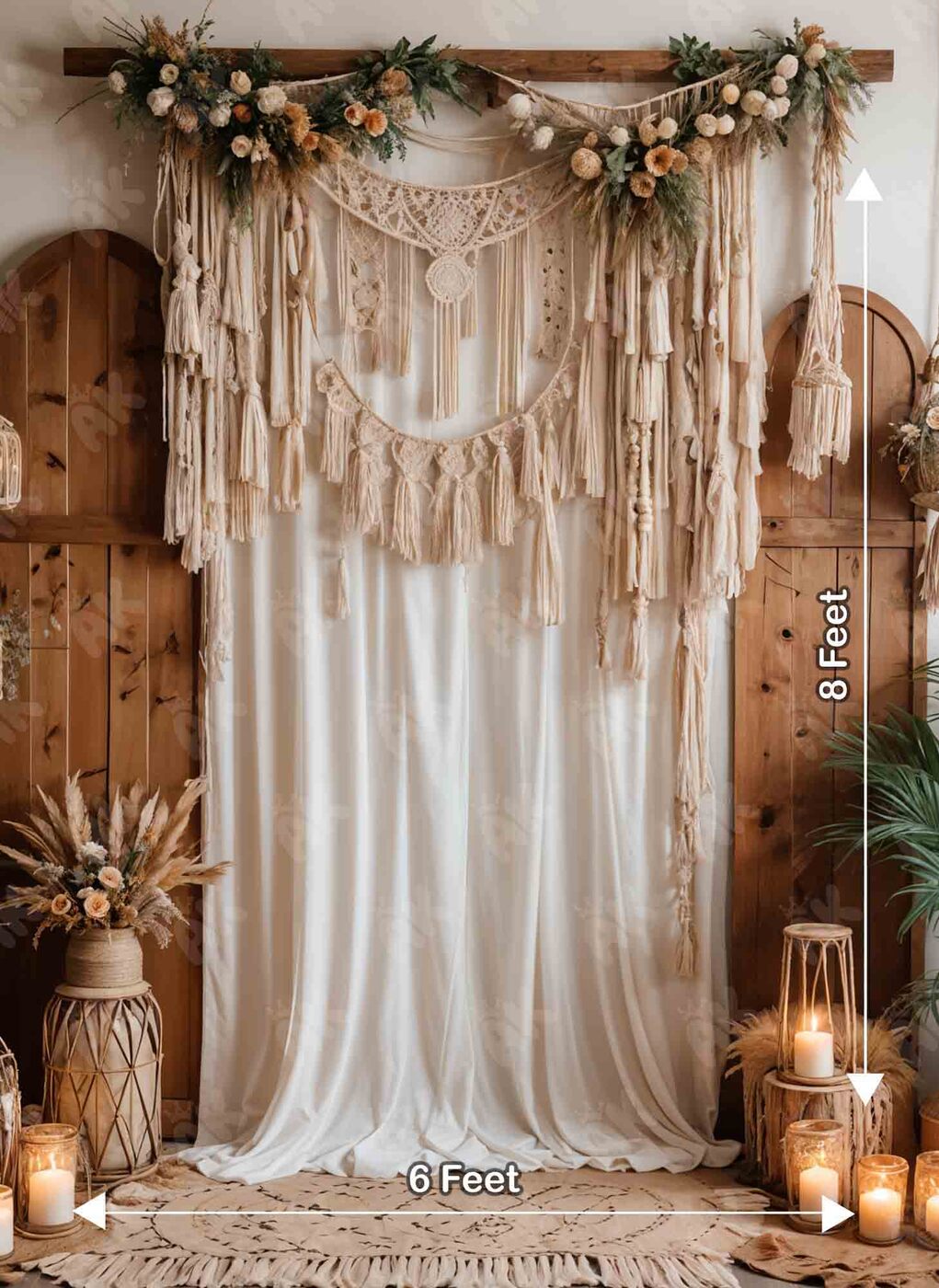 Fabric Portrait Backdrop - Boho Series