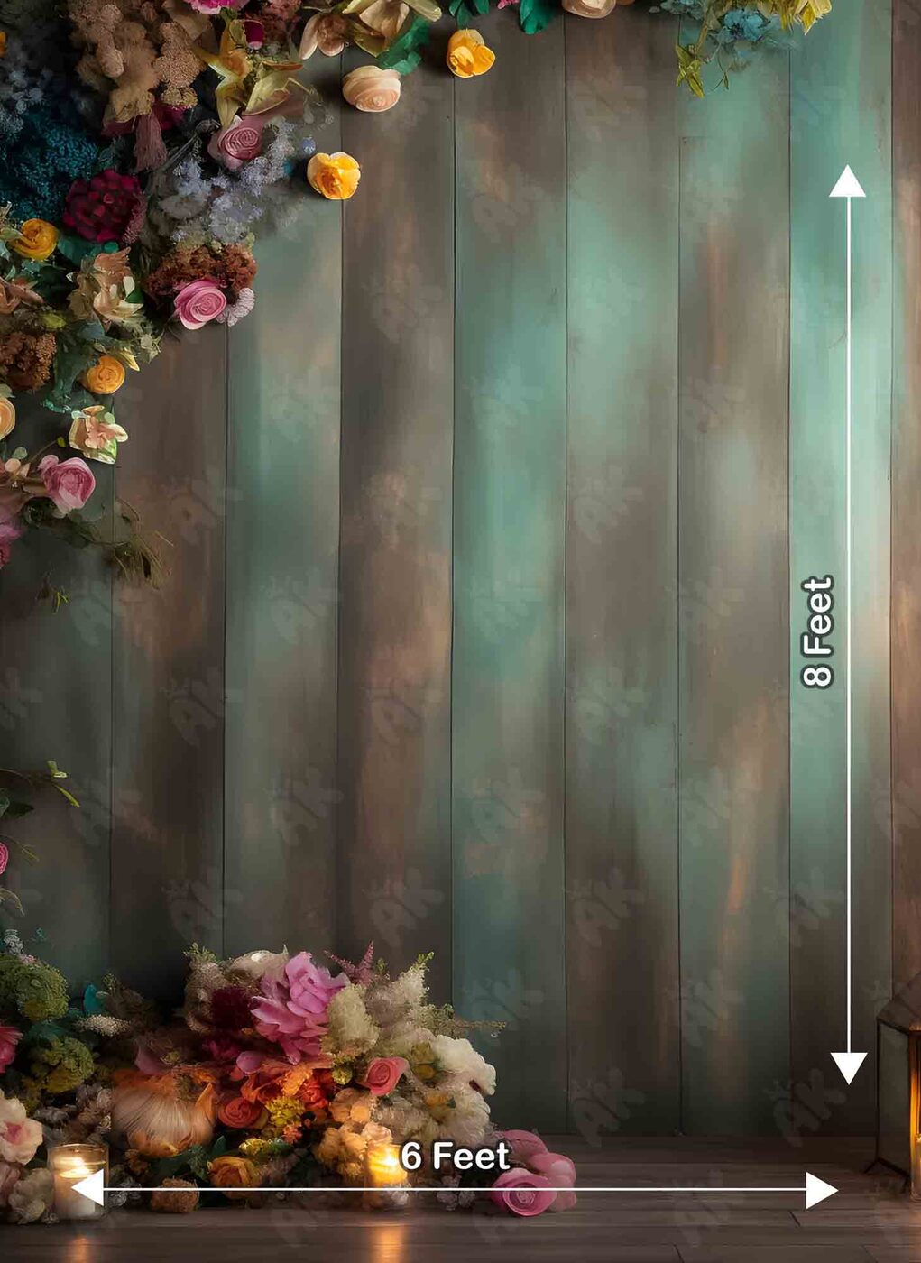 Fabric Portrait Backdrop - Floral Bliss