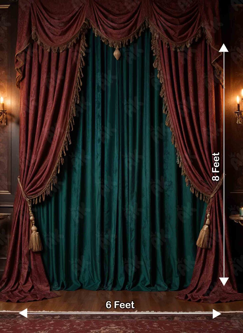 Fabric Portrait Backdrop - The Royal Heritage