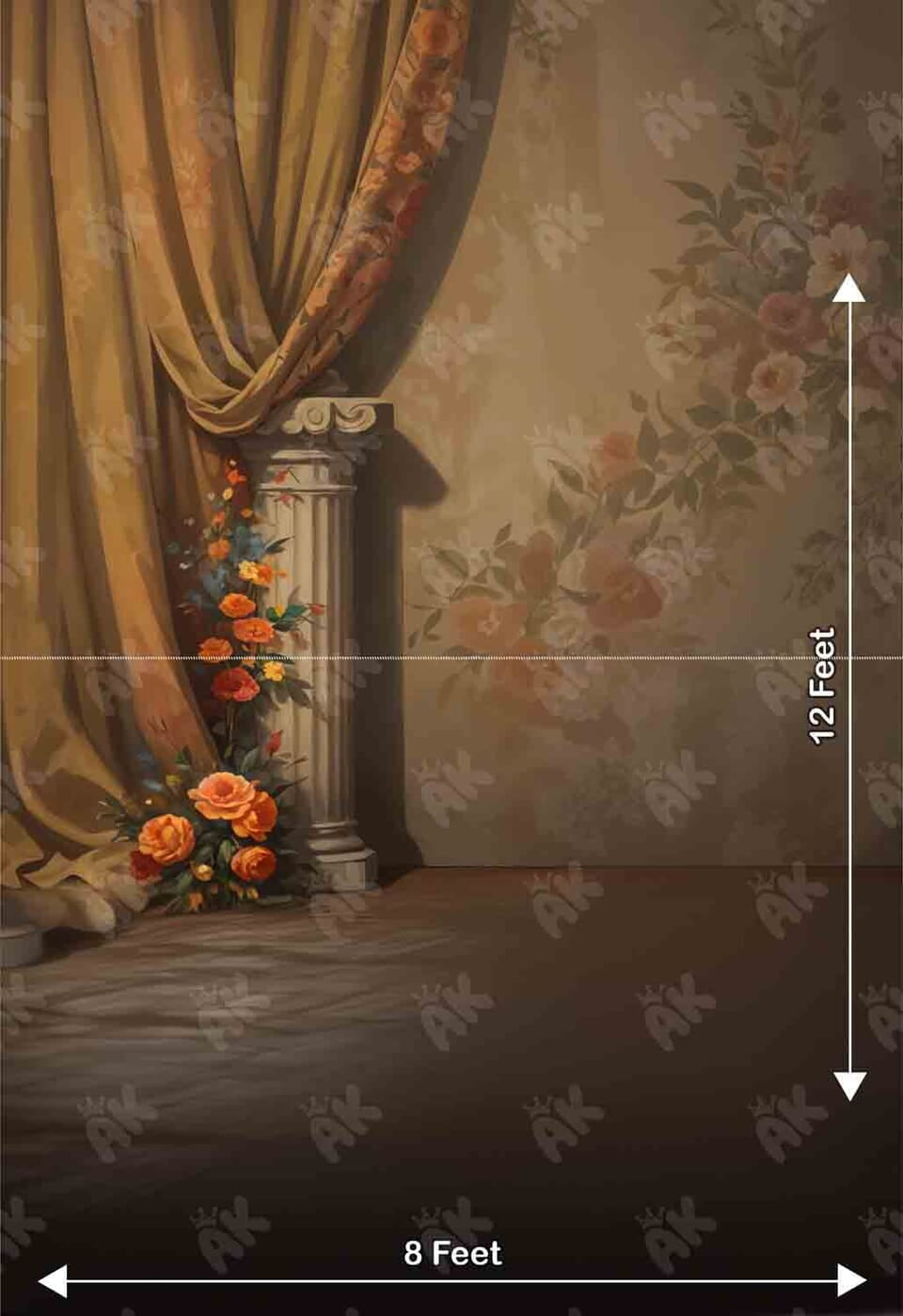 Fabric Portrait Backdrop - Artistic Drape