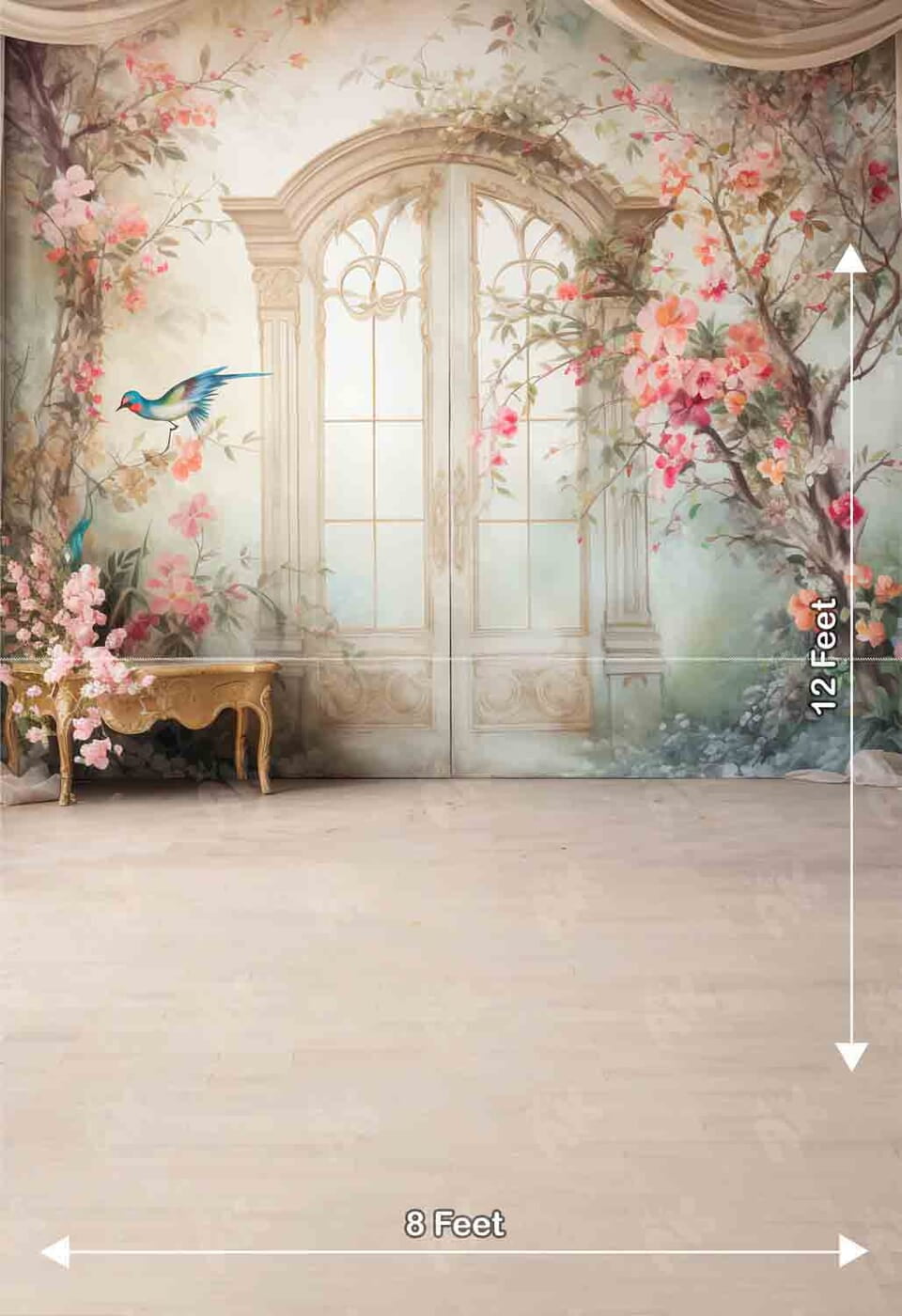 Fabric Portrait Backdrop - Artistic Wall