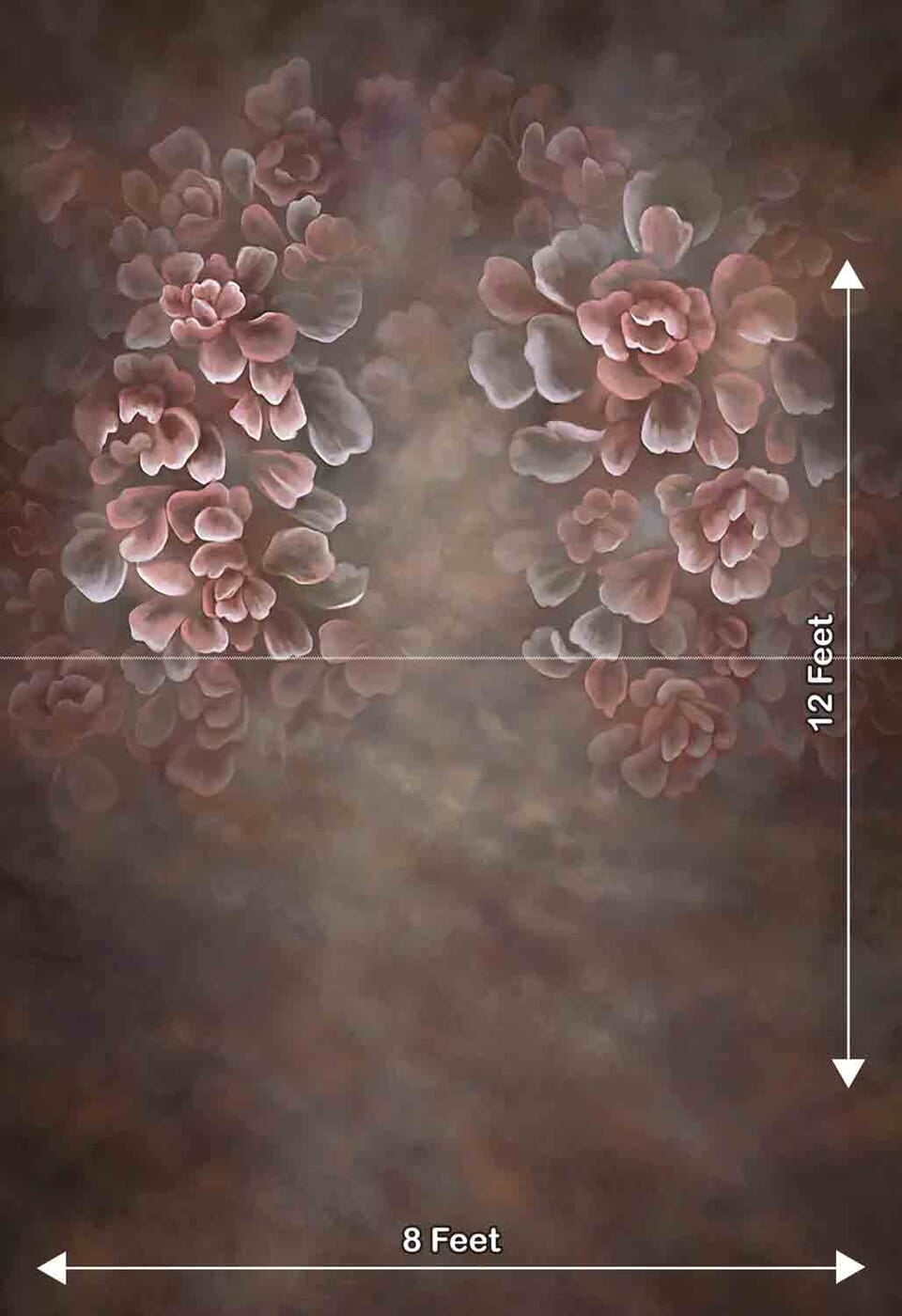 Fabric Portrait Backdrop - Dreamy Blooms