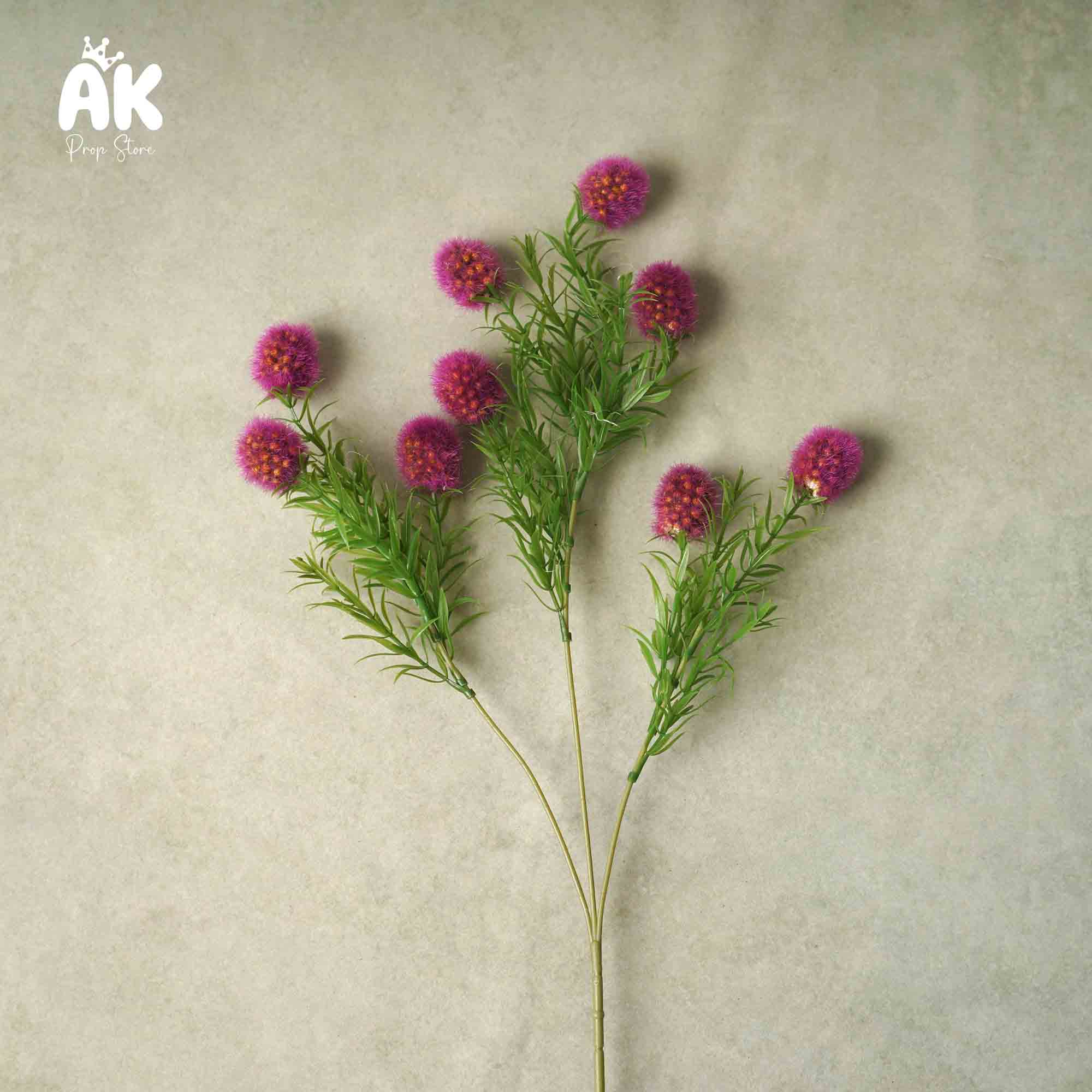 Sugarball Bunch Artificial Flower Prop – Baby Photo Decor | AK Prop Store