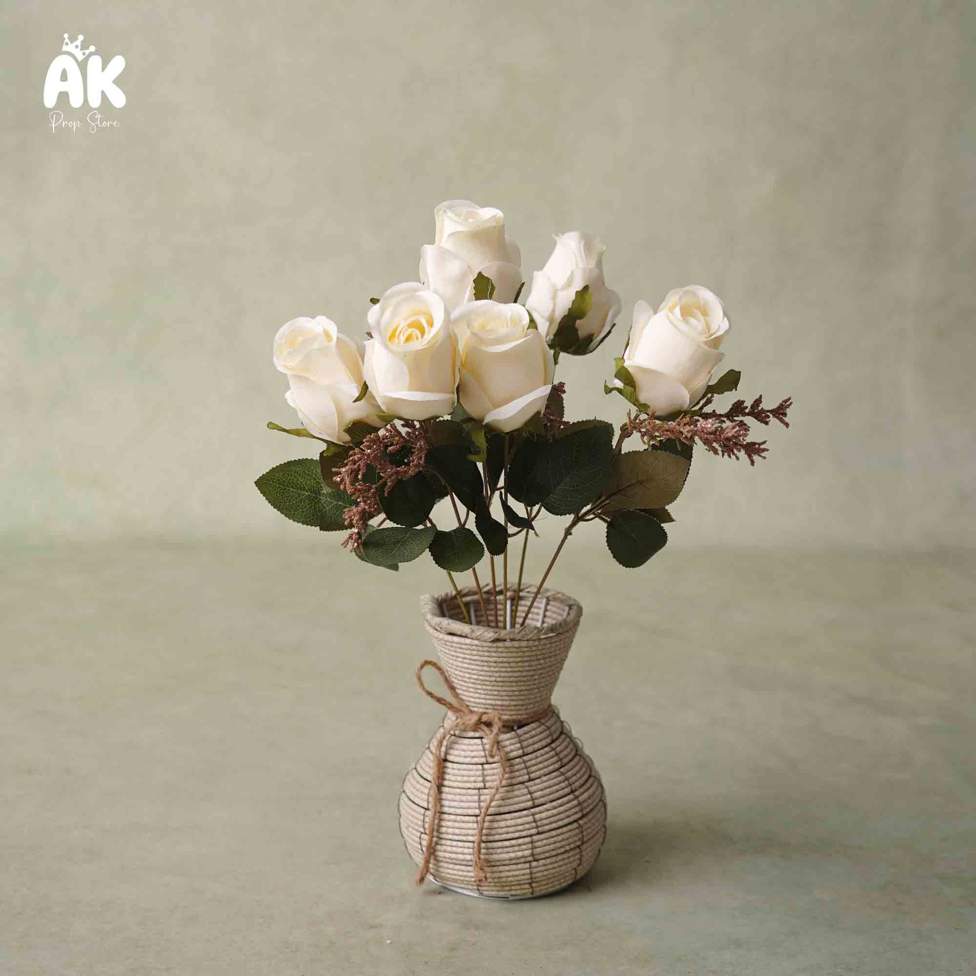 Rose Bunch – Artificial Flower Prop (6 Heads) for Newborn & Toddler Studios