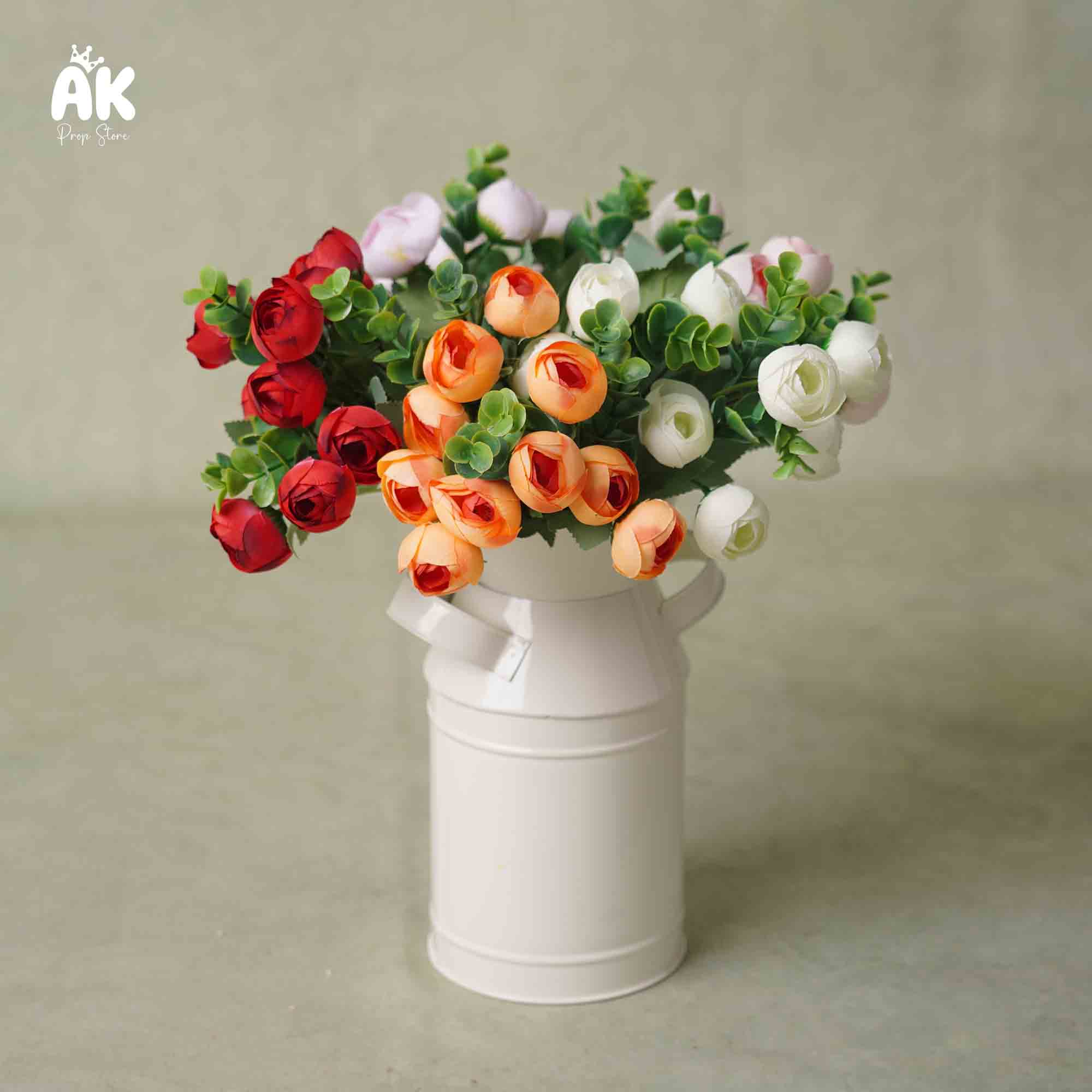 Small Peony Bunch V2 – 10-Head Artificial Flower Prop for Baby & Decor ...