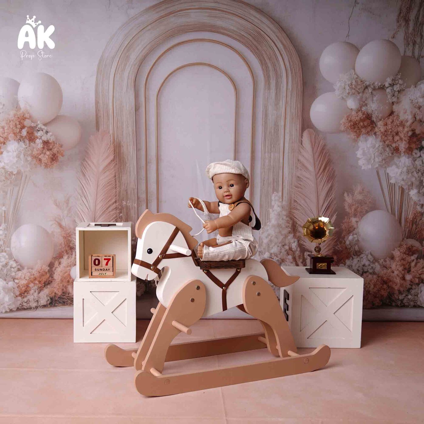Rocking Horse Theme Toddler Setup – Photo Props & Backdrops for ...