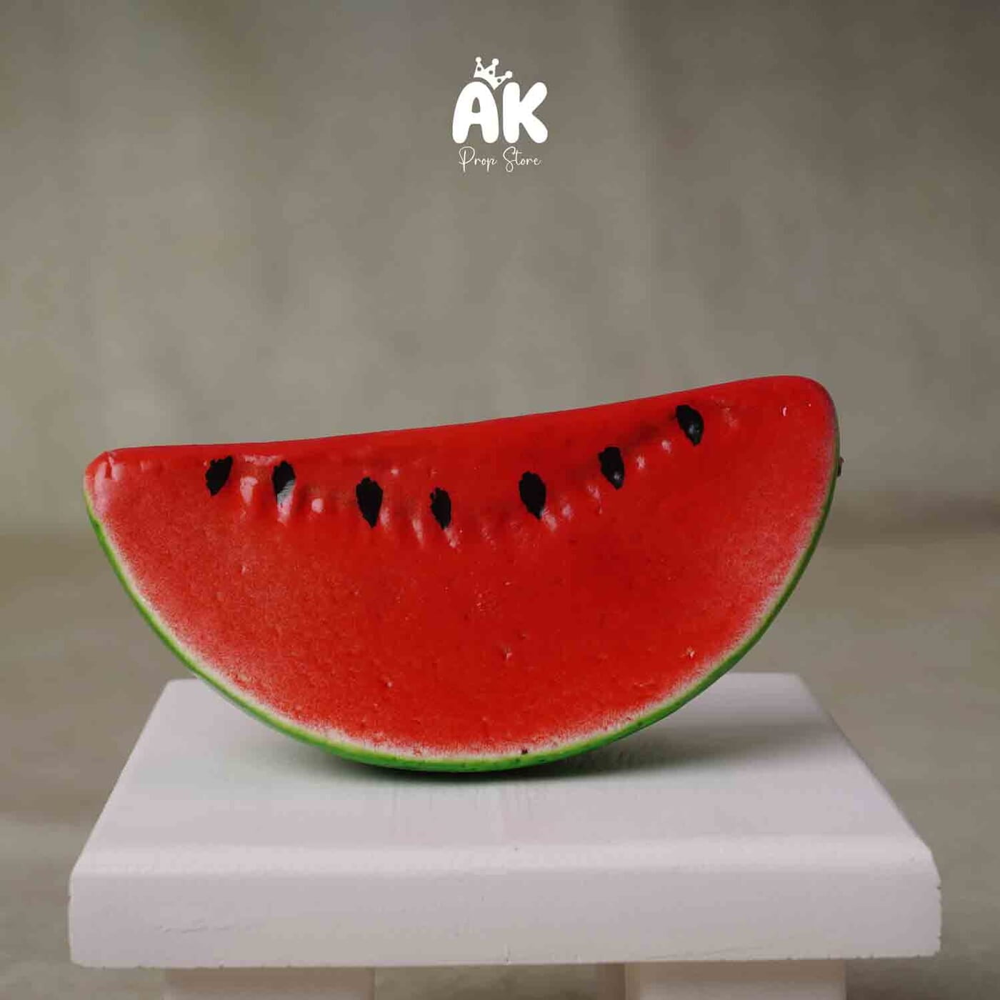Fake Watermelon – Realistic Photo Prop for Newborn, Toddler & Studio Setups