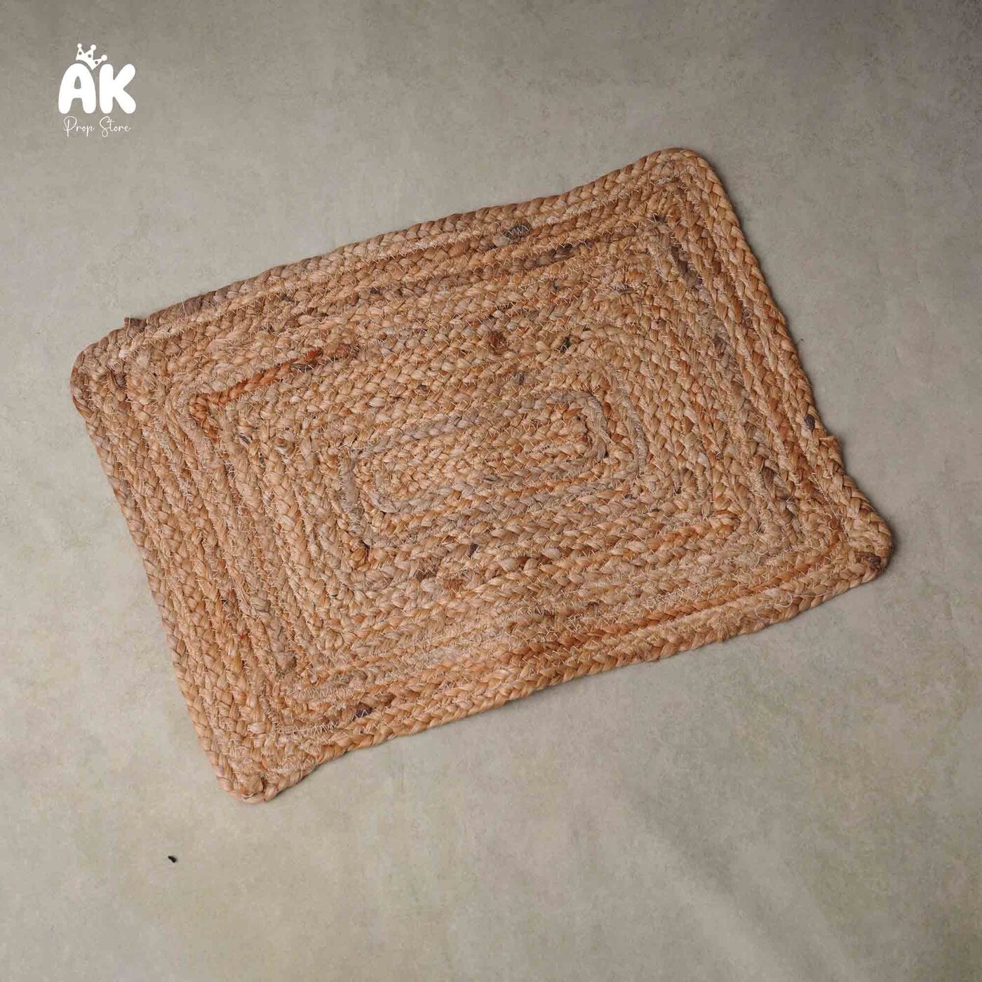 Jute Mat – Natural Textured Rug for Newborn & Baby Photography | AK ...