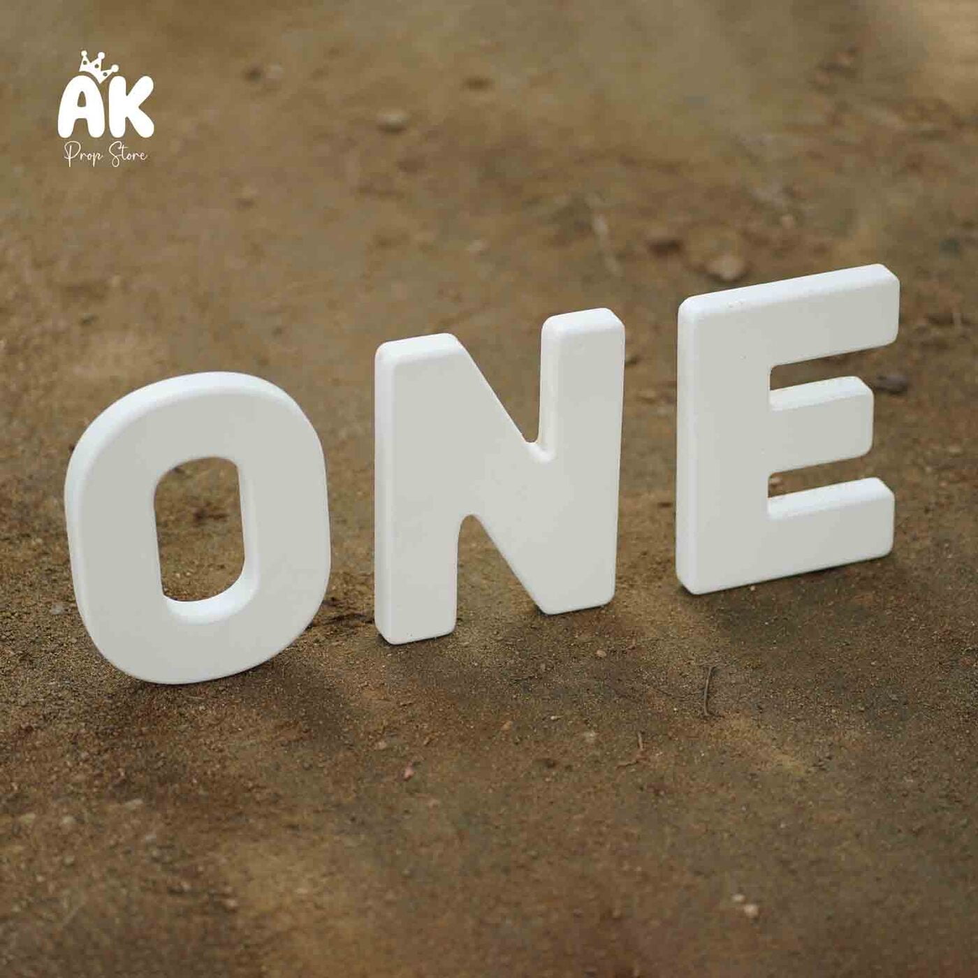 Alphabet “ONE” Wooden Milestone Prop – Cake Smash & First Birthday | AK ...