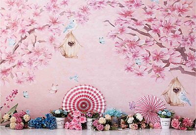 Fabric Baby Backdrop - Spring Showcase