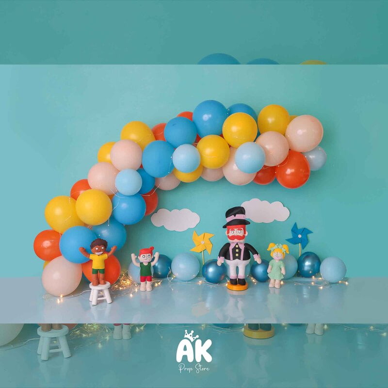 Fabric Baby Backdrop - Colorful Fiesta