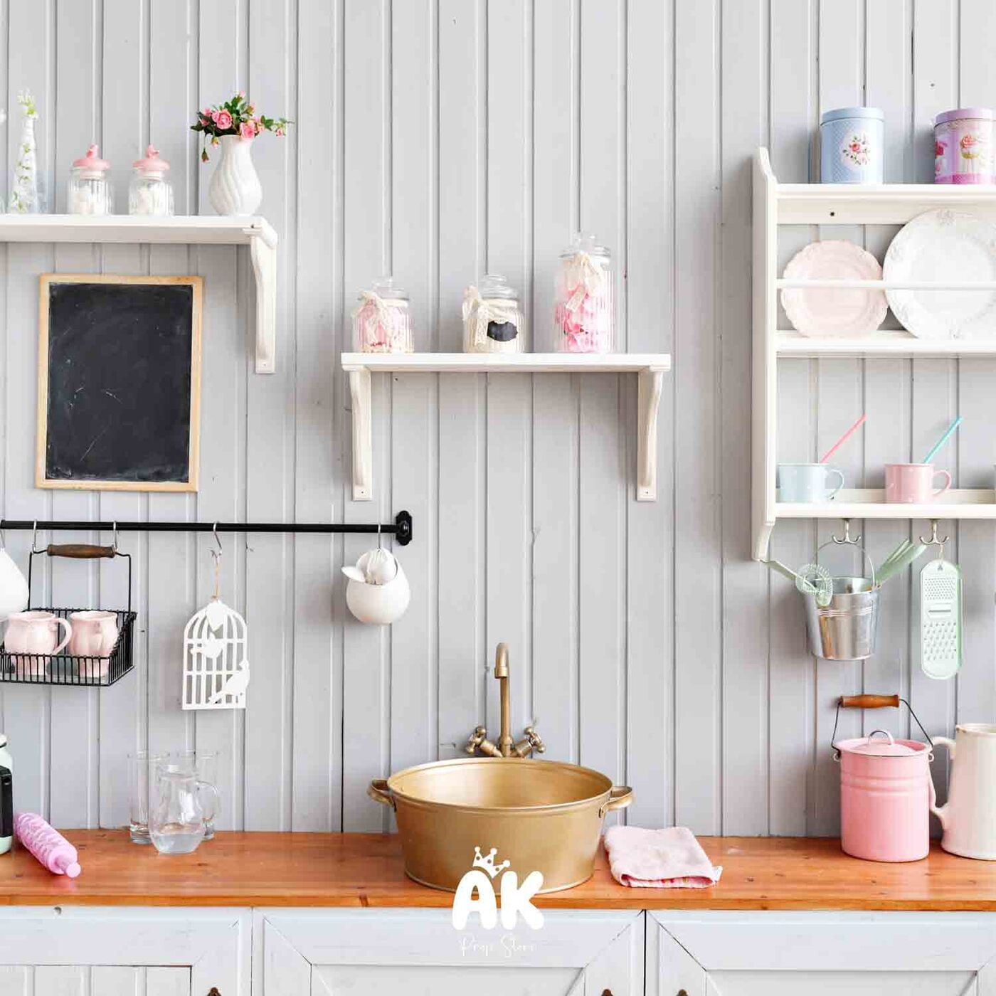 Fabric Baby Backdrop - At My Kitchen Type 2