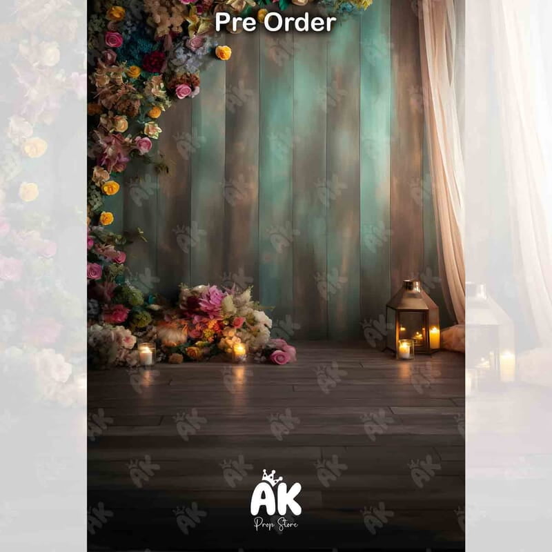 Fabric Portrait Backdrop - Floral Bliss