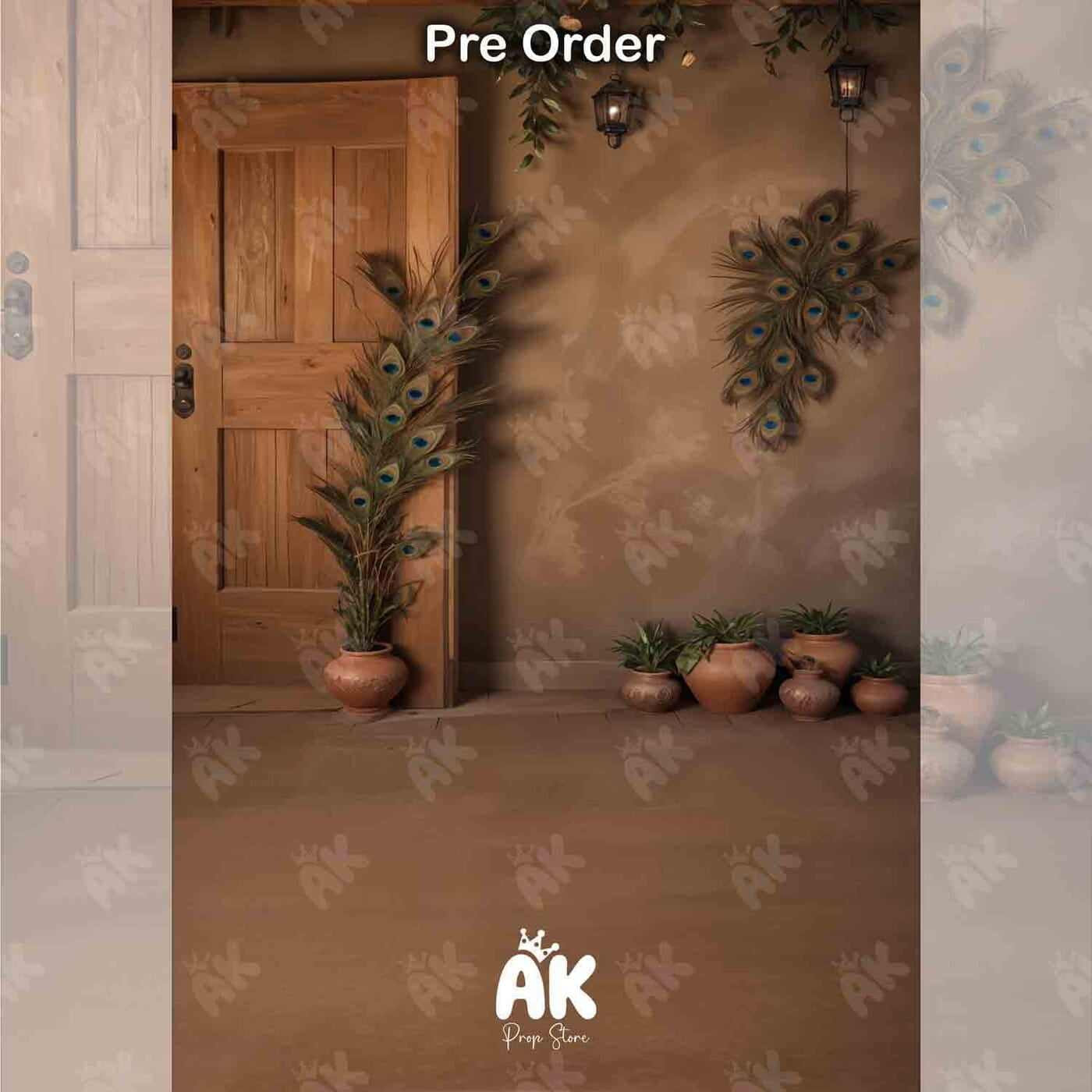 Mayural Entry Backdrop – Fabric Portrait Background (Pre-Order) | AK ...