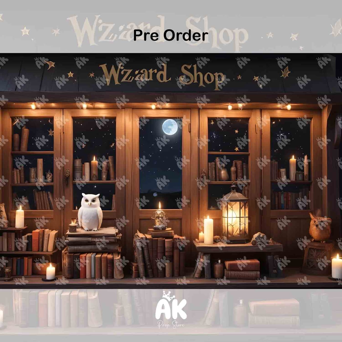 Fabric BabyBackdrop - Wizard Shop