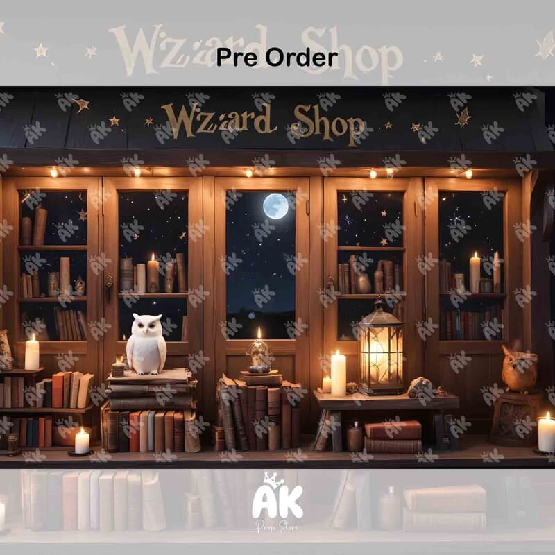 Fabric BabyBackdrop - Wizard Shop