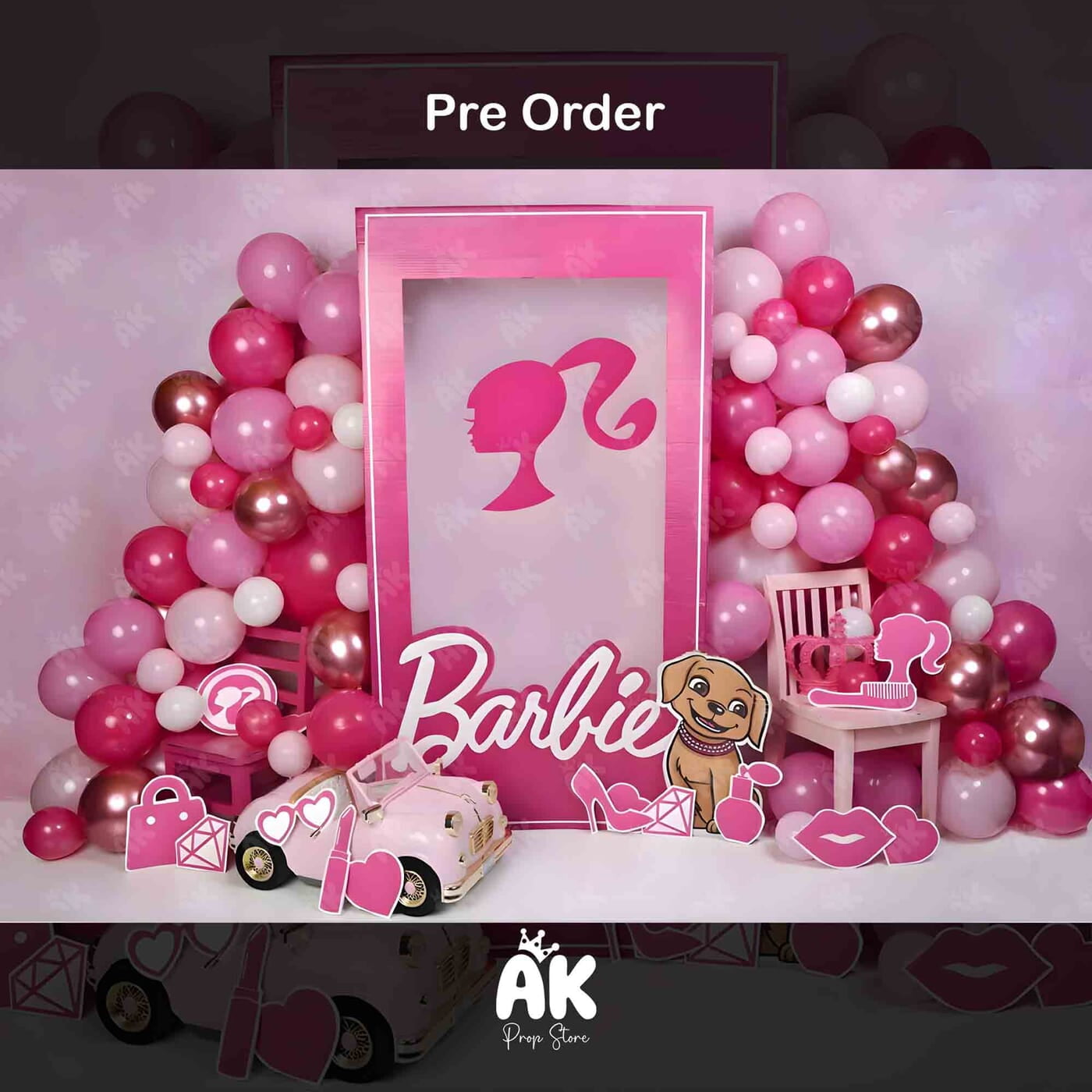 “I m a Barbie Girl” Pre-Order Fabric Backdrop – Baby & Toddler Portrait ...
