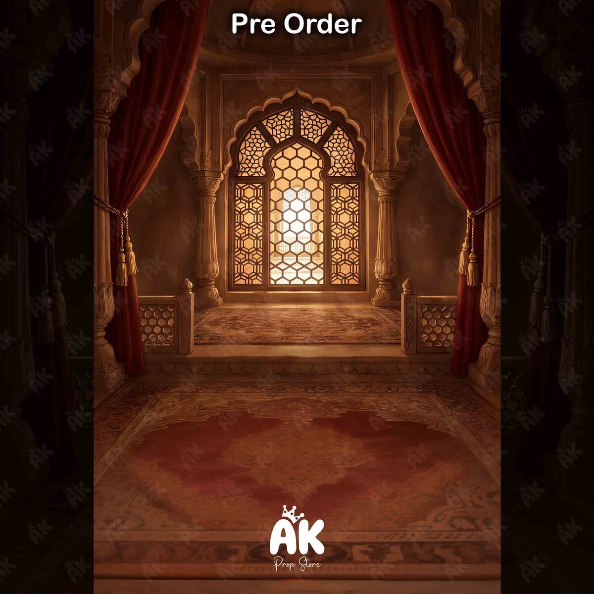 Palace Glow Backdrop | Royal Mughal Interior Theme for Wedding ...